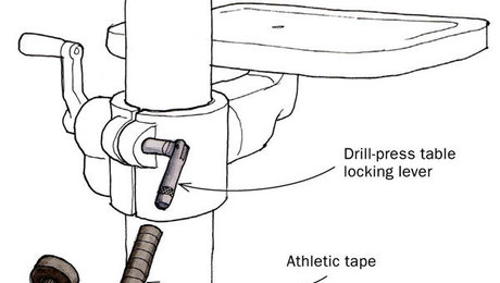 Extend the Locking Lever on Your Drill Press - FineWoodworking