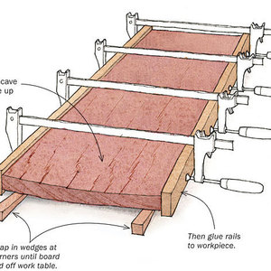 Another Way to Flatten Warped Boards with Your Planer - FineWoodworking