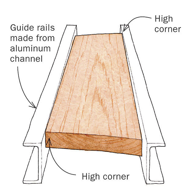 Another Way to Flatten Warped Boards with Your Planer - FineWoodworking