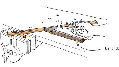 Versatile Pivoting Planing Stop - FineWoodworking