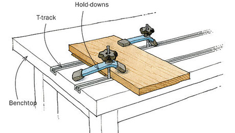 T-Track is a Smart Workbench Accessory - FineWoodworking