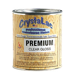 Crystalac Premium Gloss Waterborne Finish - FineWoodworking