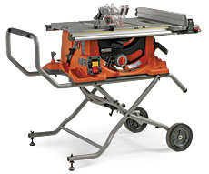 Ridgid- R4510 Portable Tablesaw - FineWoodworking