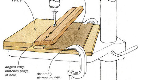 Angled Drilling Made Easy - FineWoodworking