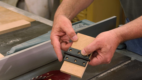 Hinge Mortises on the Table Saw - FineWoodworking