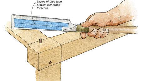 Flush Cuts without Scars - FineWoodworking