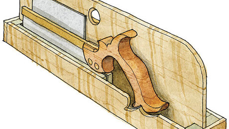 Easy-to-make Tote for Backsaws - FineWoodworking