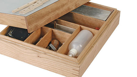 Stow-and-Go Sharpening Box - FineWoodworking