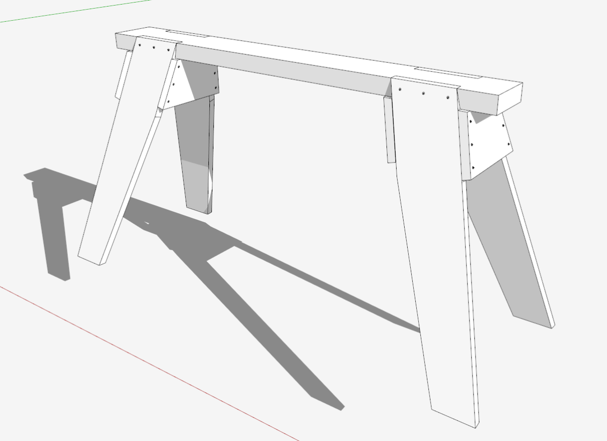 How to "Build" a Classic Sawhorse - FineWoodworking