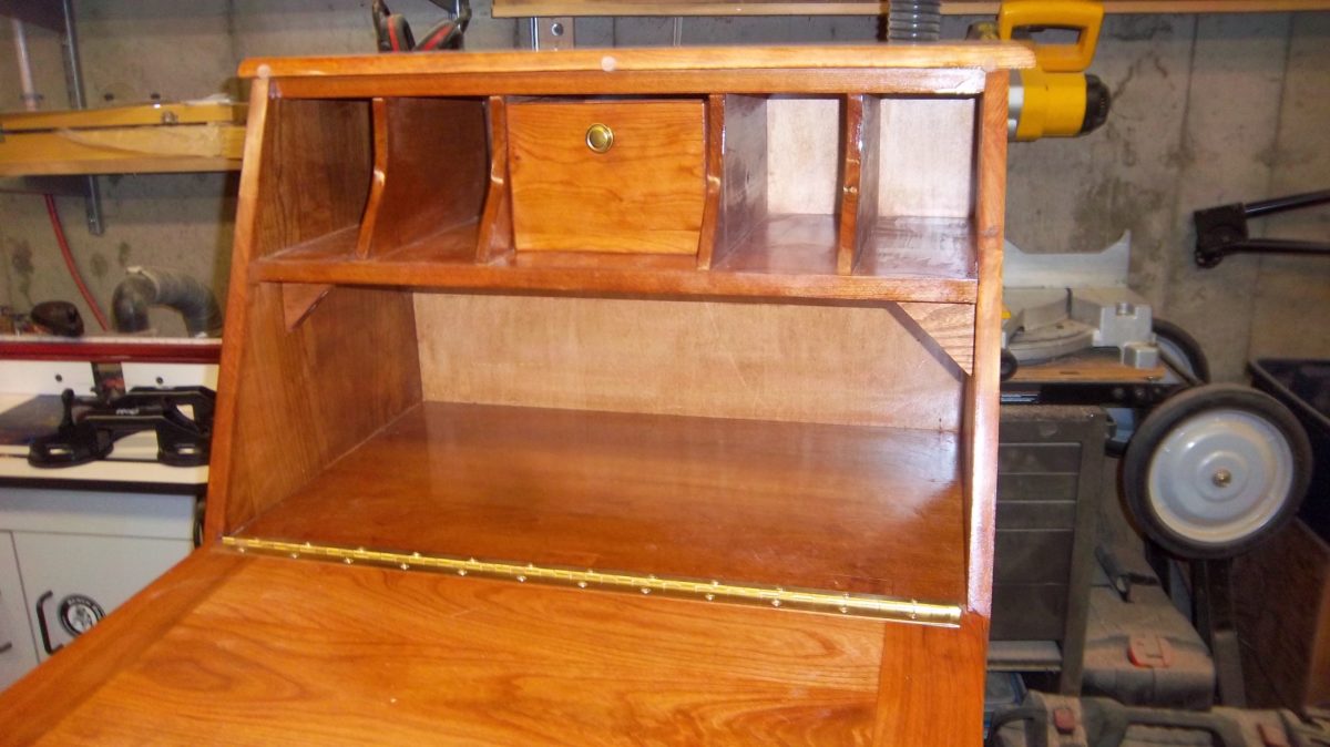 Cherry Slant Top Secretary/ Slant Top Desk - FineWoodworking
