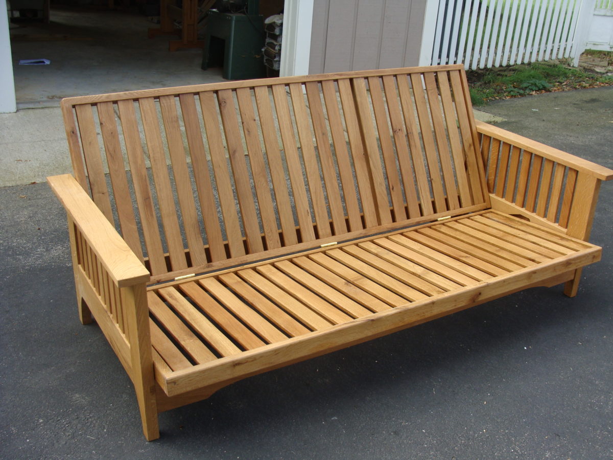 Futon; Craftsman Style; White Oak - FineWoodworking