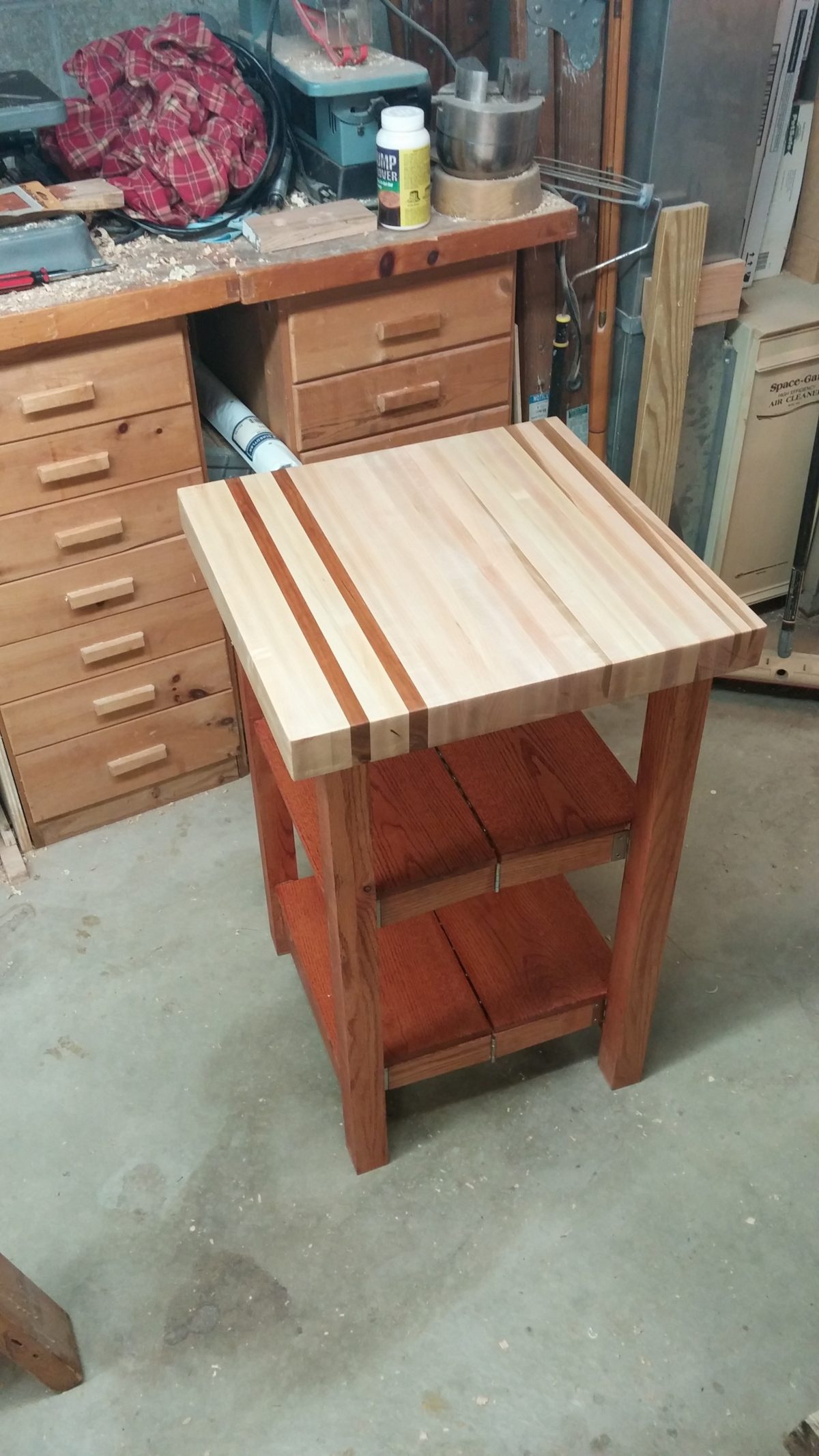 Center Island Foldable Butcher Block - FineWoodworking