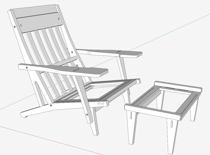 A Dimension Strategy for a Modern Chair - FineWoodworking