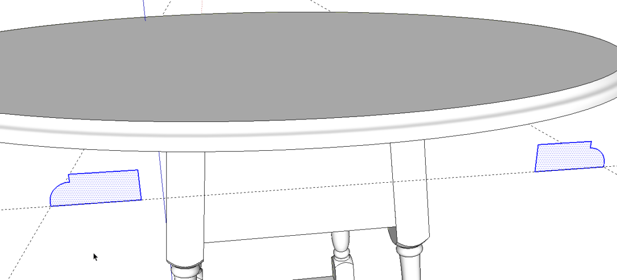 A Colonial Drop Leaf Tavern Table-Dealing With Intersecting Curves ...