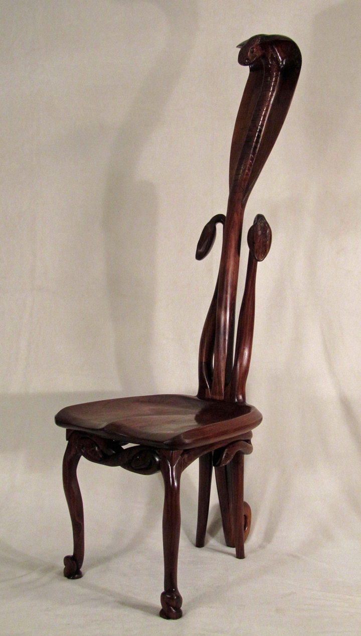 Snaker Style Walnut Decorative Hallway Chair - FineWoodworking