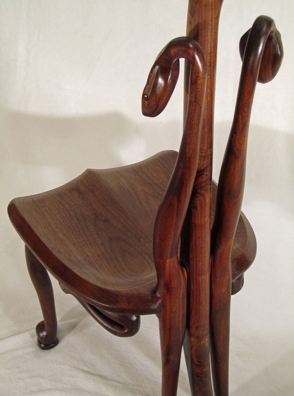 Snaker Style Walnut Decorative Hallway Chair - FineWoodworking