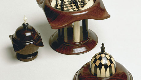 Miniature Chess Set - FineWoodworking