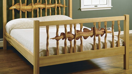 Hand-Carved Bed - FineWoodworking