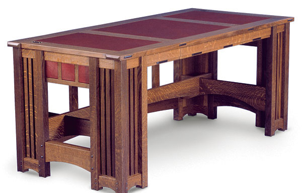 Prairie-style Desk - FineWoodworking