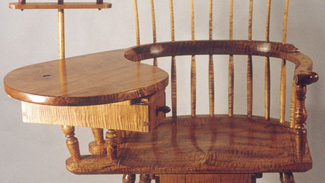 Windsor-style Writing Armchair - FineWoodworking