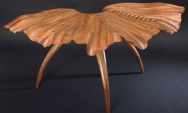 Leaf-shaped End Table - FineWoodworking
