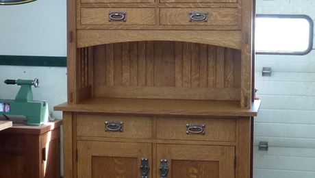 Small Mission Style Buffet and Hutch - FineWoodworking