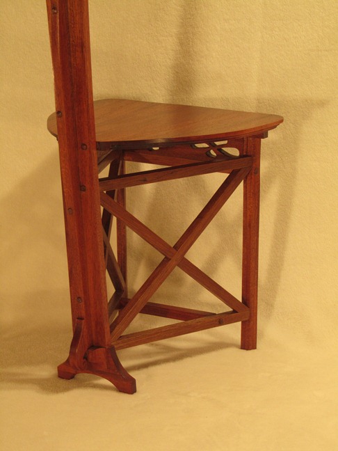 Charles Rohlfs 1898 Desk Chair Mahogany - FineWoodworking