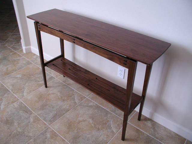 Walnut Hallway Table - FineWoodworking