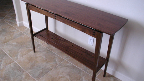 Walnut Hallway Table - FineWoodworking