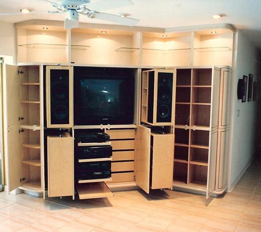 Cherry and Maple Wall Unit - FineWoodworking