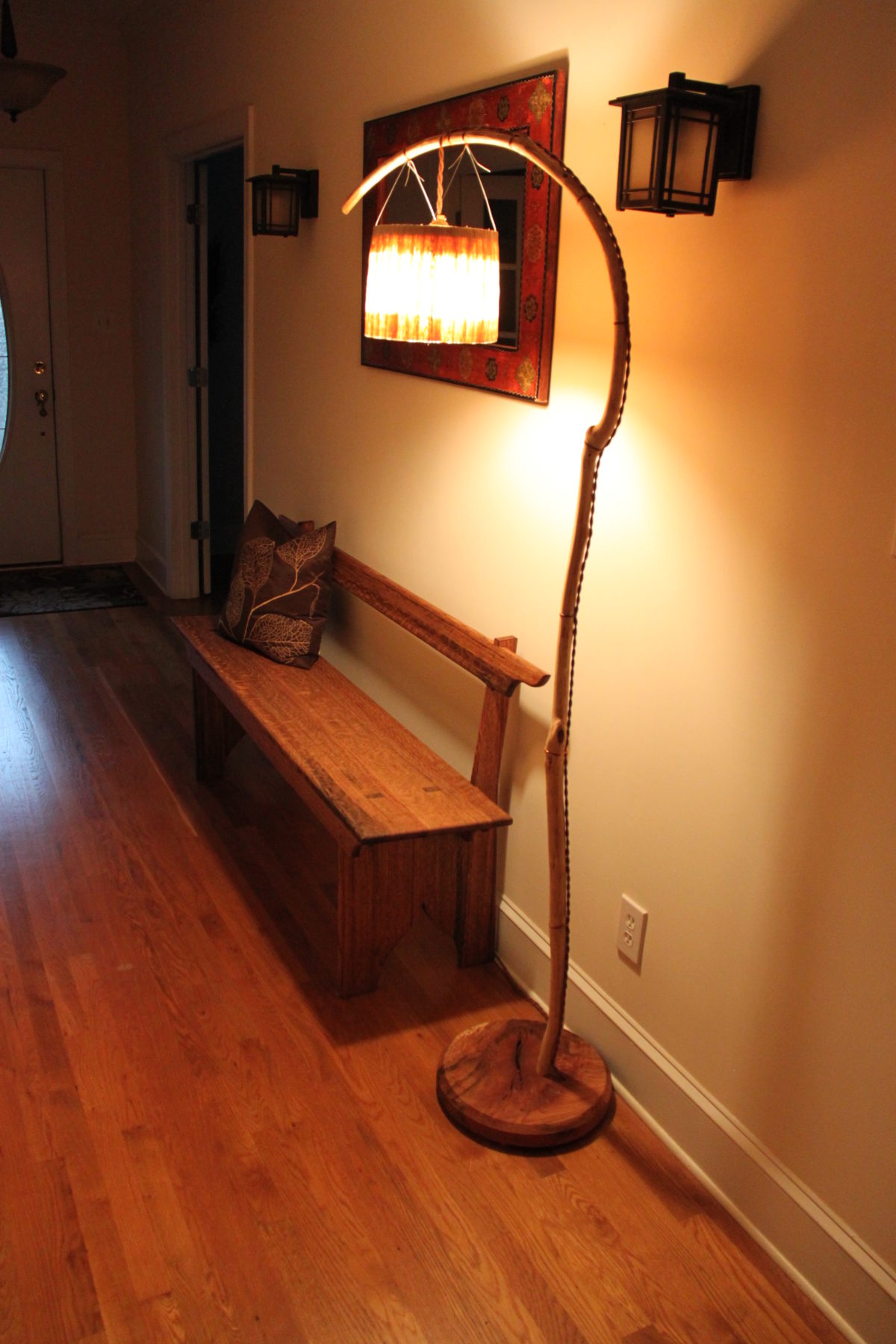 Drum Lamp Pendant with unique lamp base - FineWoodworking