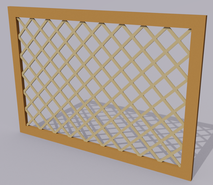 A Simple Lattice in SketchUp - FineWoodworking