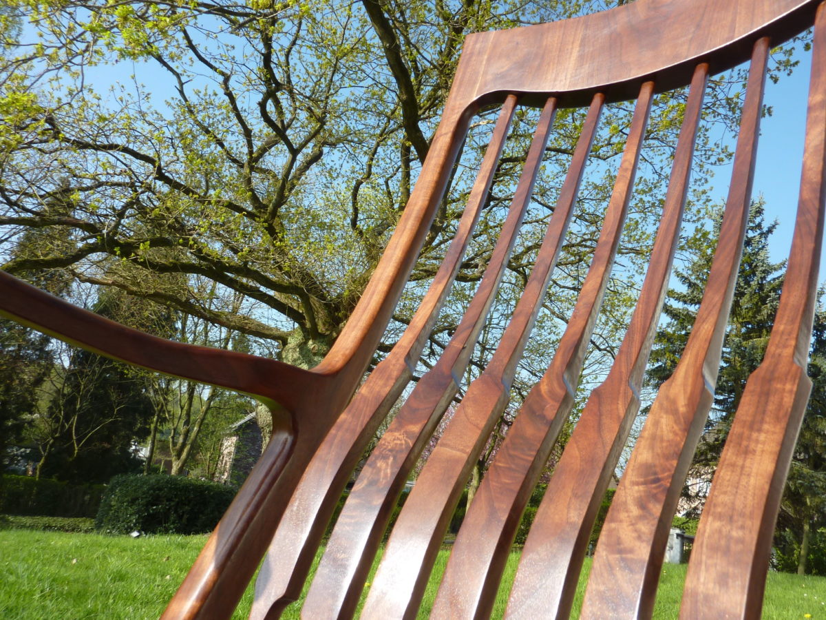 A short Maloof style rocking chair - FineWoodworking