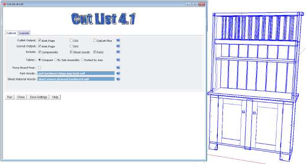 Create a Cut List From Your Model - FineWoodworking
