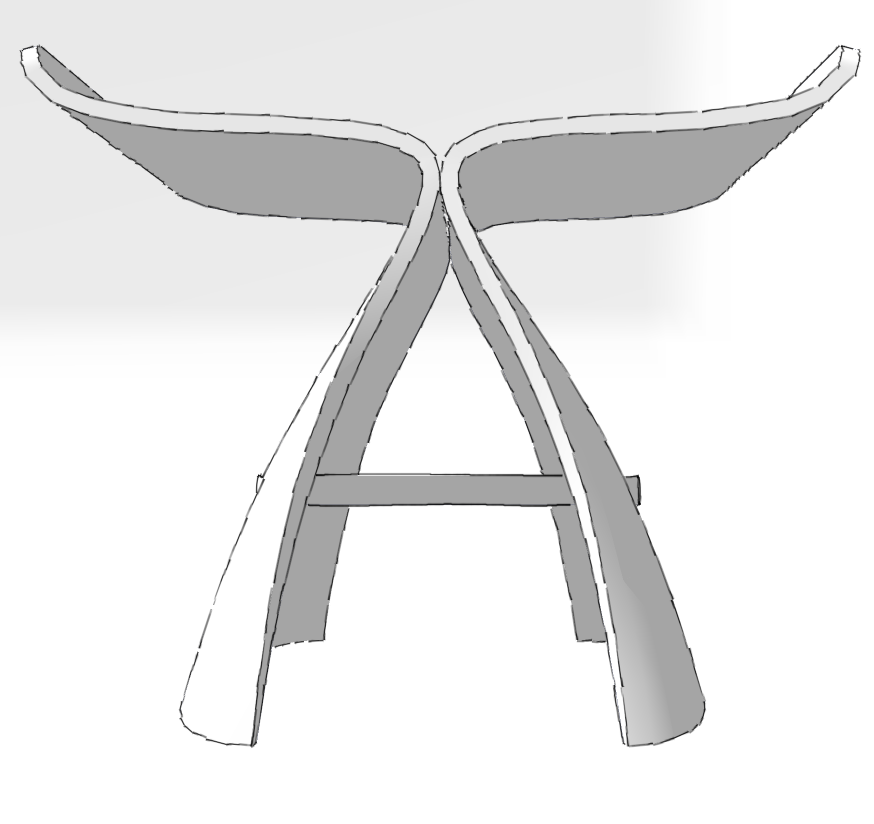 Drawing the Butterfly Stool - FineWoodworking