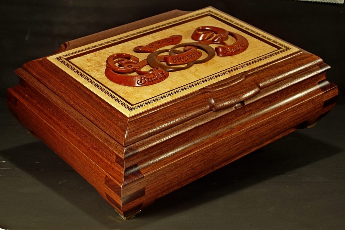Walnut Box w/ Carved Features - FineWoodworking