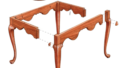 Free Plan: Porringer Style Tea Table - FineWoodworking