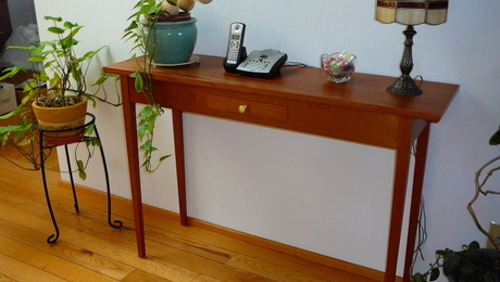 Mahogany Shaker Style Hall Table - FineWoodworking
