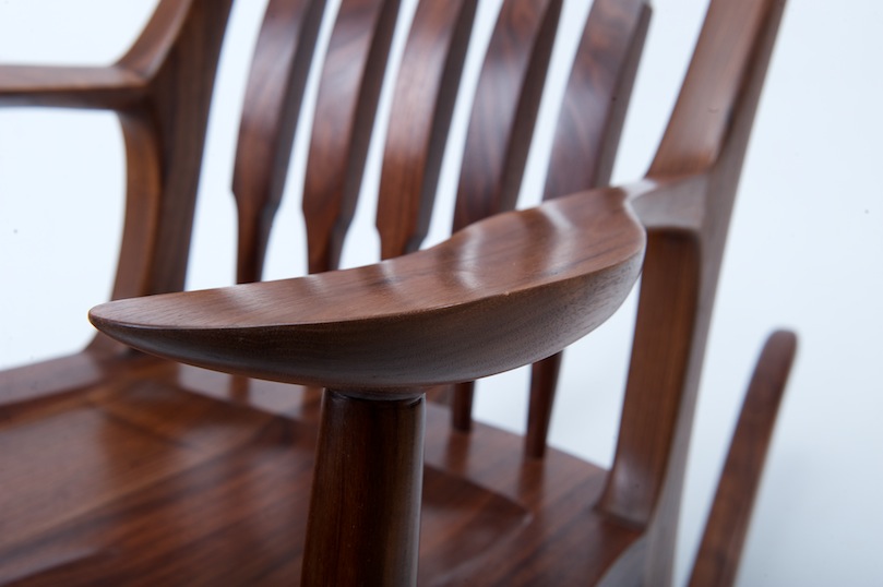 Sam Maloof inspired rocker - FineWoodworking