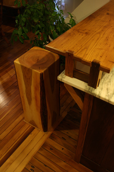 A Solid Cherry Beam Becomes a Cool Stool - FineWoodworking
