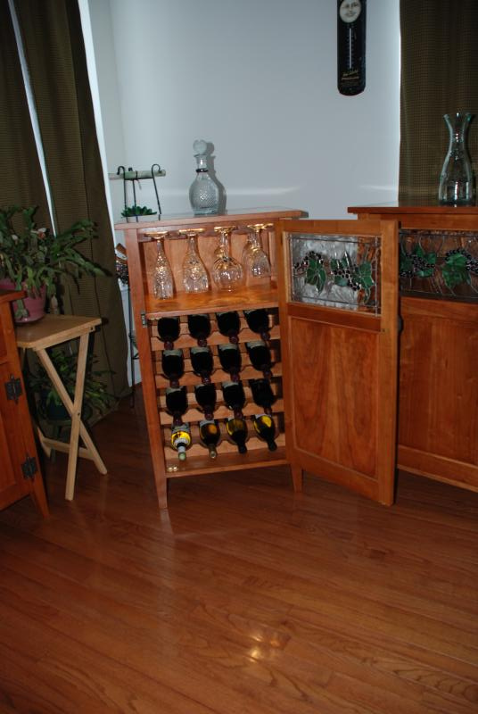 Cherry/Bubinga Wine Cabinets - FineWoodworking