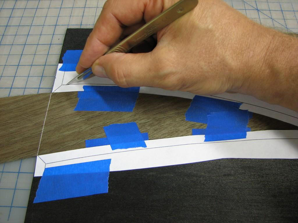 How to Cut Decorative Parquetry or Marquetry Using the Window Method ...