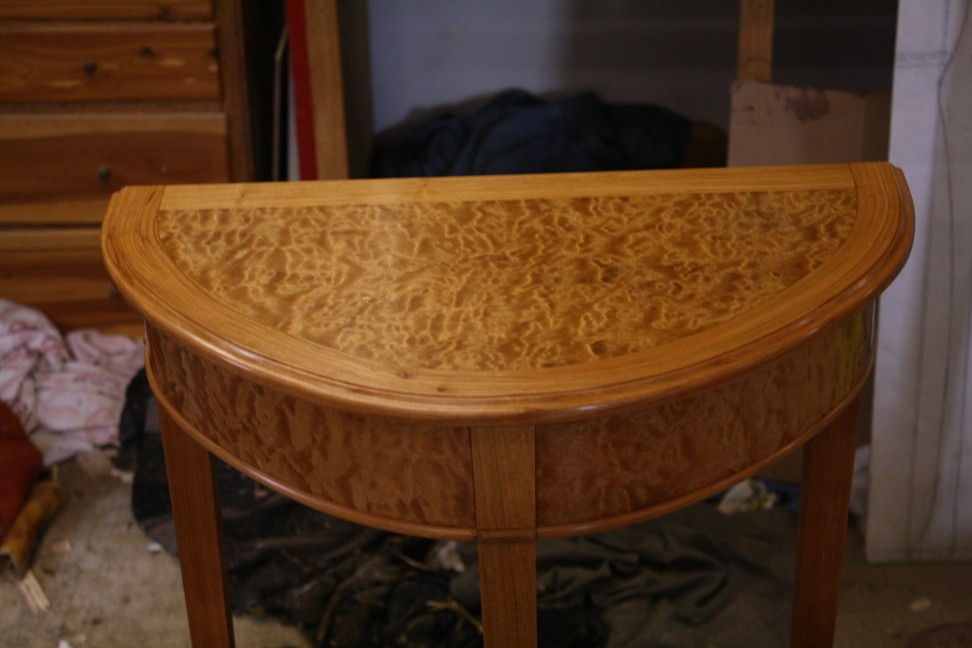 May Half Round Side Table - FineWoodworking