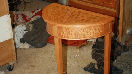 May Half Round Side Table - FineWoodworking
