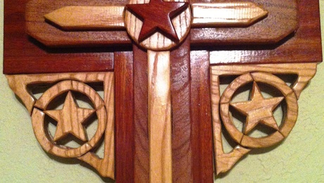Western Cross - Intarsia Woodworking - FineWoodworking
