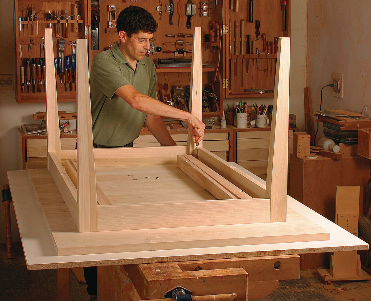 Extension Dining Table FineWoodworking Extension Dining Table FineWoodworking
