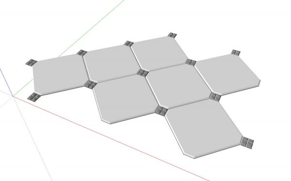 A Tiled Floor - Creating a Material in SketchUp - FineWoodworking