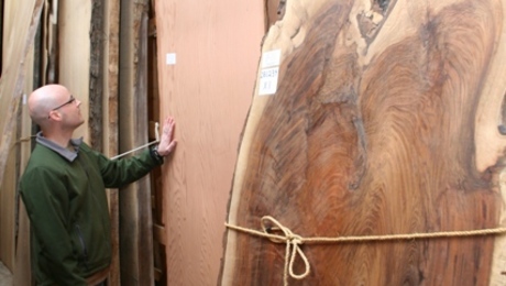 Cutting Monster Slab Lumber - FineWoodworking