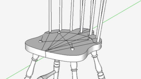 Modeling a Windsor Chair - Part 1 - FineWoodworking
