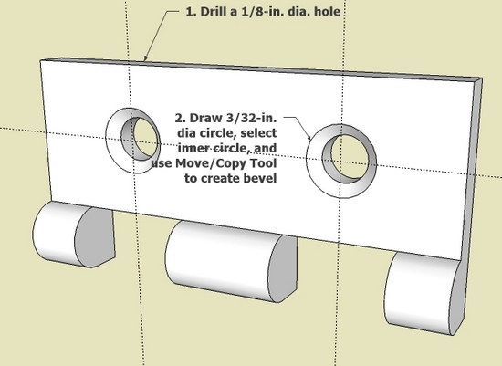 Creating a Hinge in SketchUp - FineWoodworking